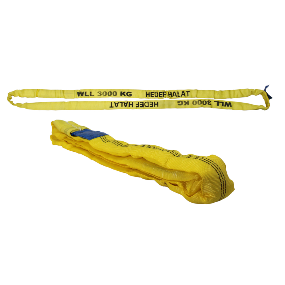 Rundschlinge mit Einfachmantel 10t/10.000kg 3 Meter SF: 7/1 DIN EN 14 ...